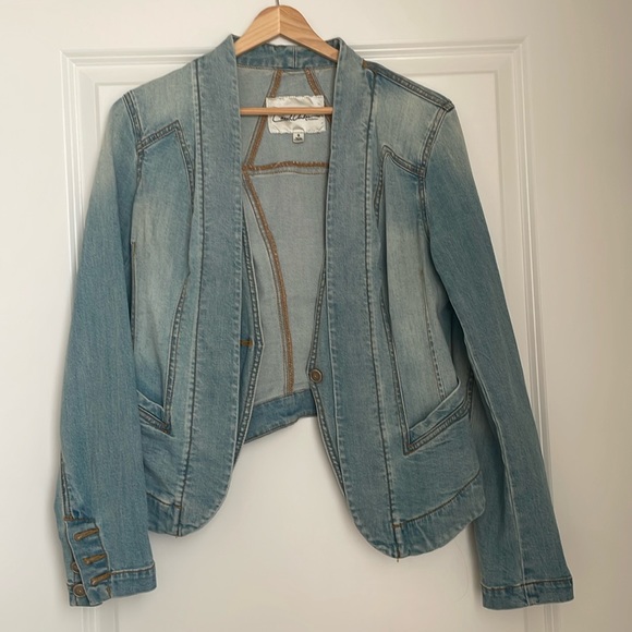 CAbi | Jackets & Coats | Cabi Denim Blazer | Poshmark